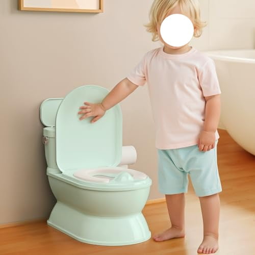 2-in-1 Toddler Potty Training Toilet - Larger Potty Chair & Detachable ...