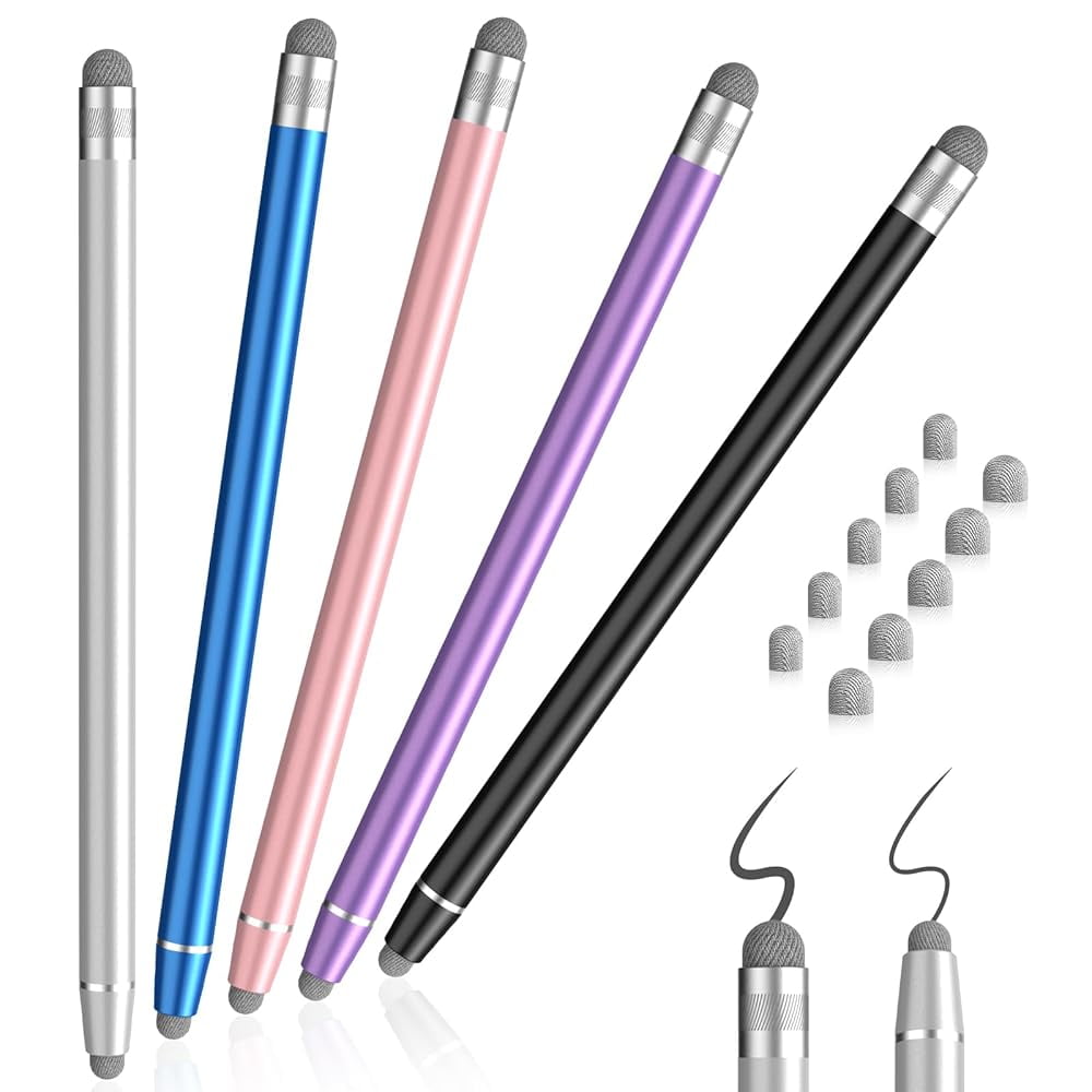 CDJAYHOM 2-in-1 Touchscreen Stylus Pen Set, Universal Stylus for iPad ...
