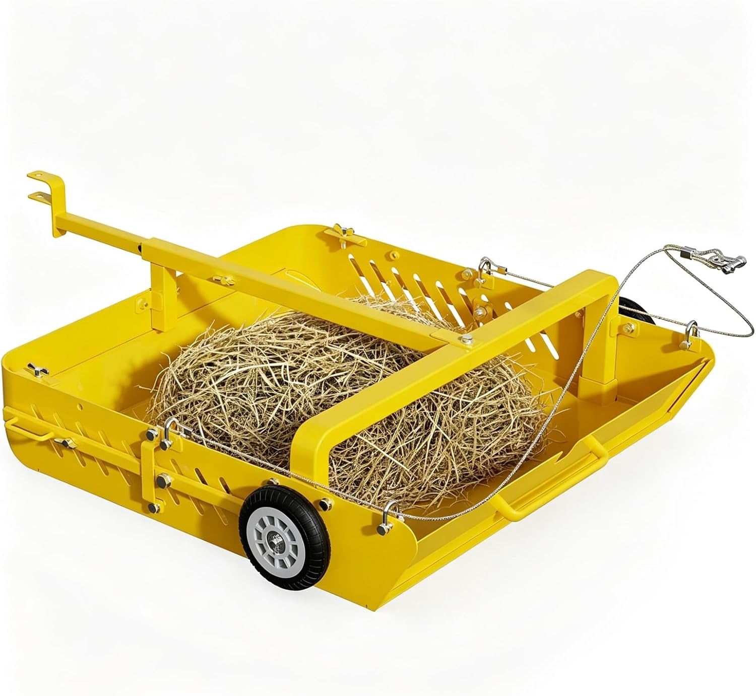 2-in-1 Tow-Behind Horse Paddock Cleaner, Heavy Duty Manure Fork & Scoop ...