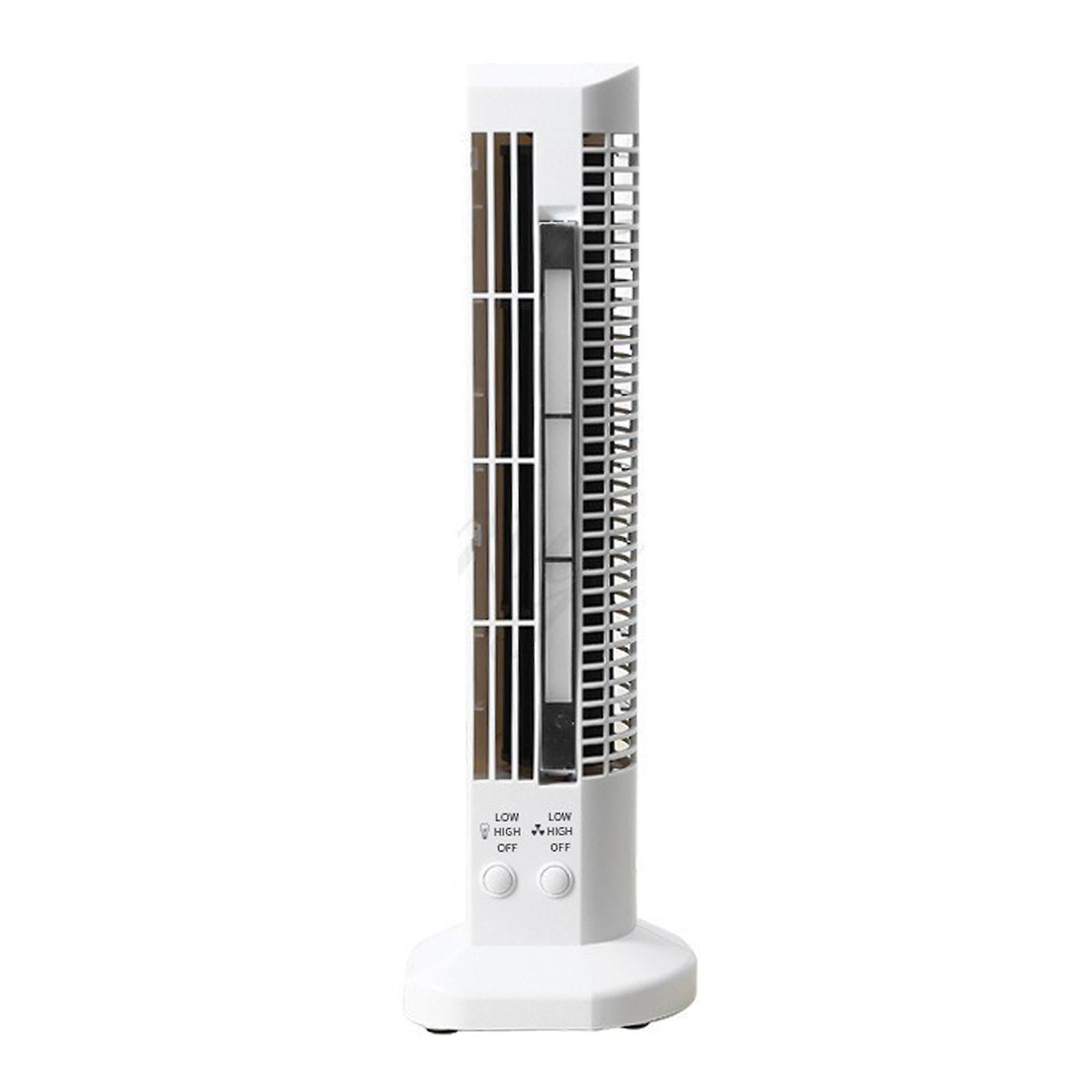 2 in 1 Towers Fan with Light Bar Lightweight Quiet Table Cooling Fan ...