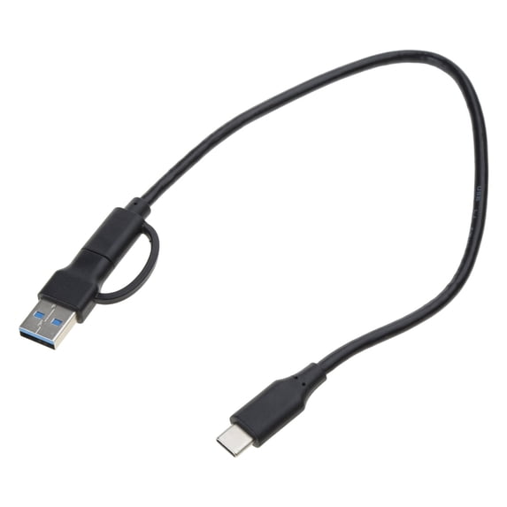 2 in 1 USB-A / C to Cable for PD Fast Data Sync 10Gbps for Cellphone ...
