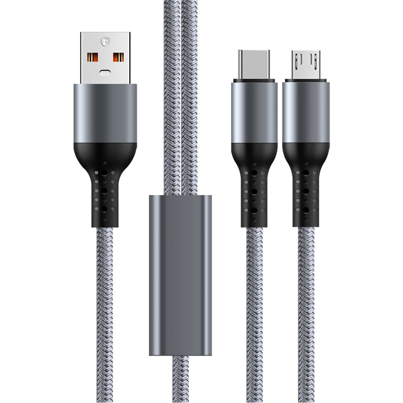 2 in 1 USB A to Type-C and 5 Pin USB 66W Fast Charging Cable Multi ...