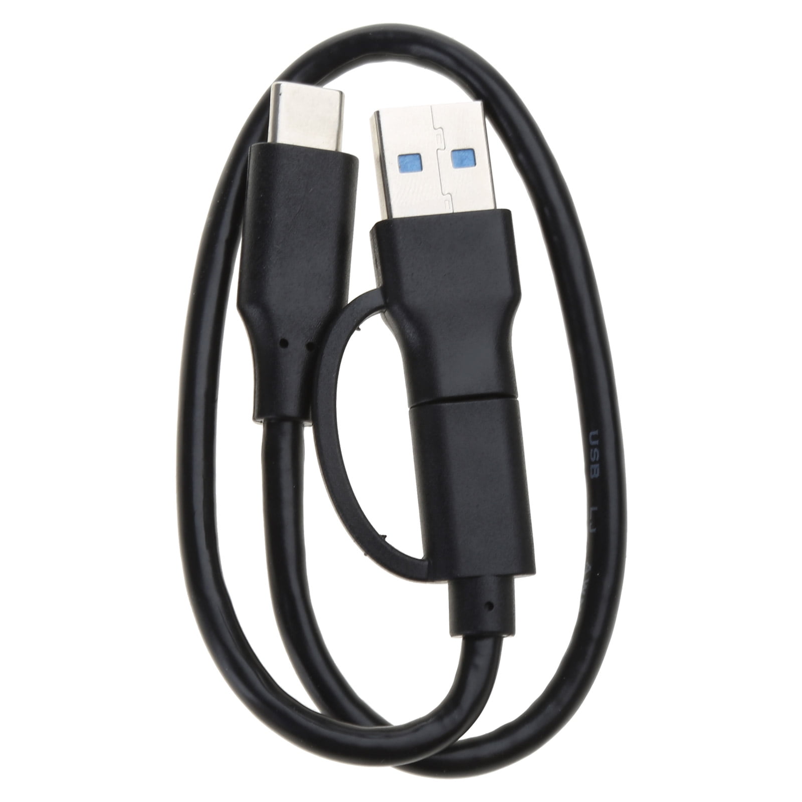 2 in 1 USB C Cable USB3.0 C to Type-C Cable USB-A/C to C 10Gbps Data ...