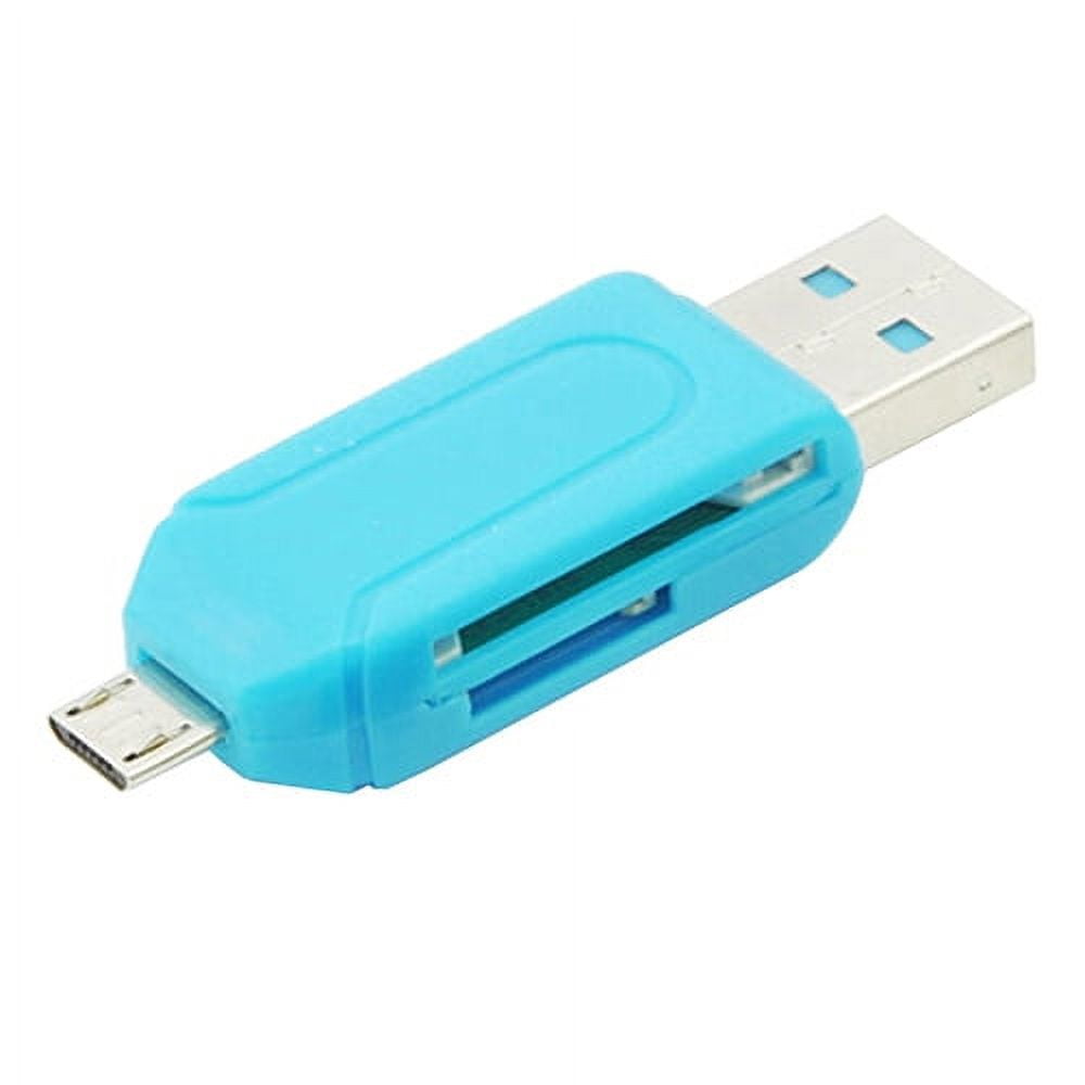 2 in 1 USB OTG Card Reader Universal Micro USB TF SD Card Reader for PC ...
