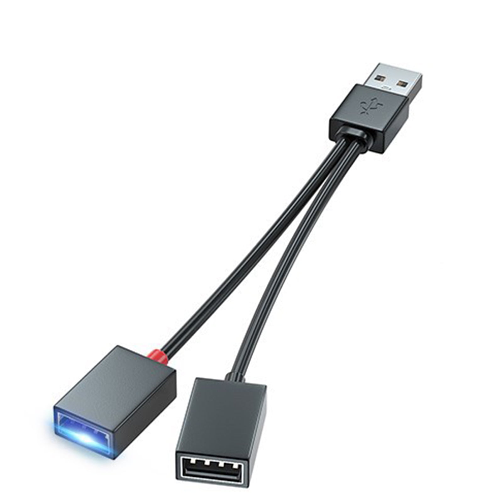 2 in 1 USB Power Cord Splitter for USB Fans, Mice, Drives for USB ...