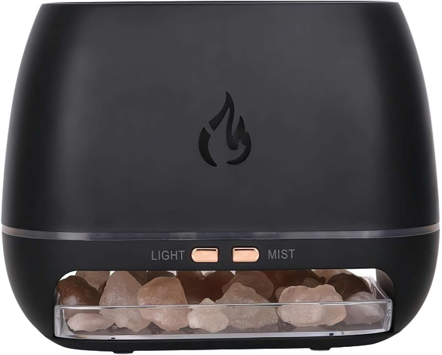 2-in-1 Ultrasonic Essential Oil Diffuser Himalayan Salt Lamp, Salt Lamp ...