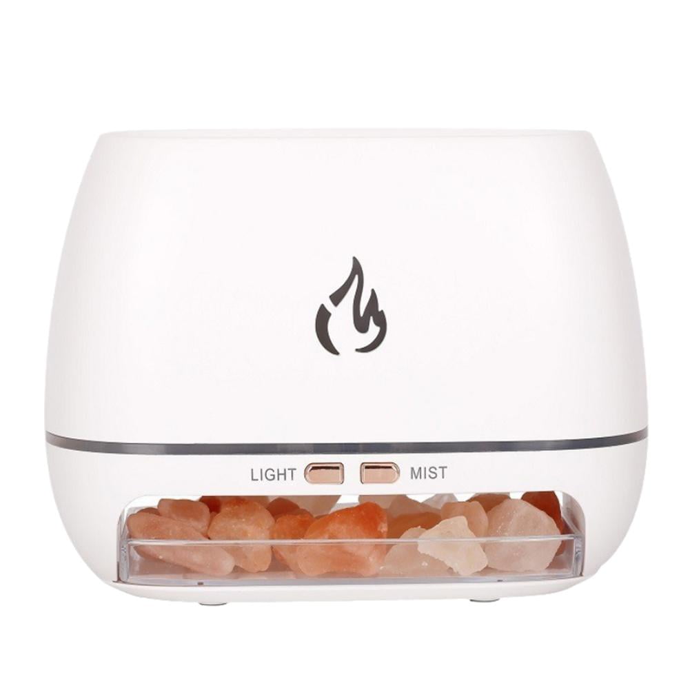 2-in-1 Ultrasonic Essential Oil Diffuser Himalayan Salt Lamp, Salt Lamp ...