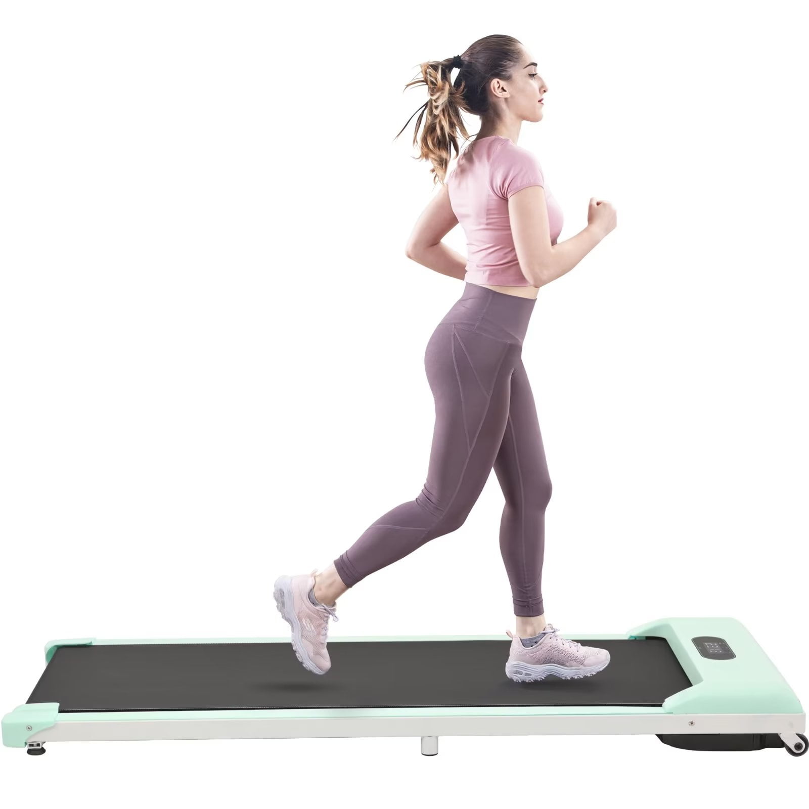 2-in-1 Under Desk Electric Treadmill 2.5HP, Walking Jogging Running ...