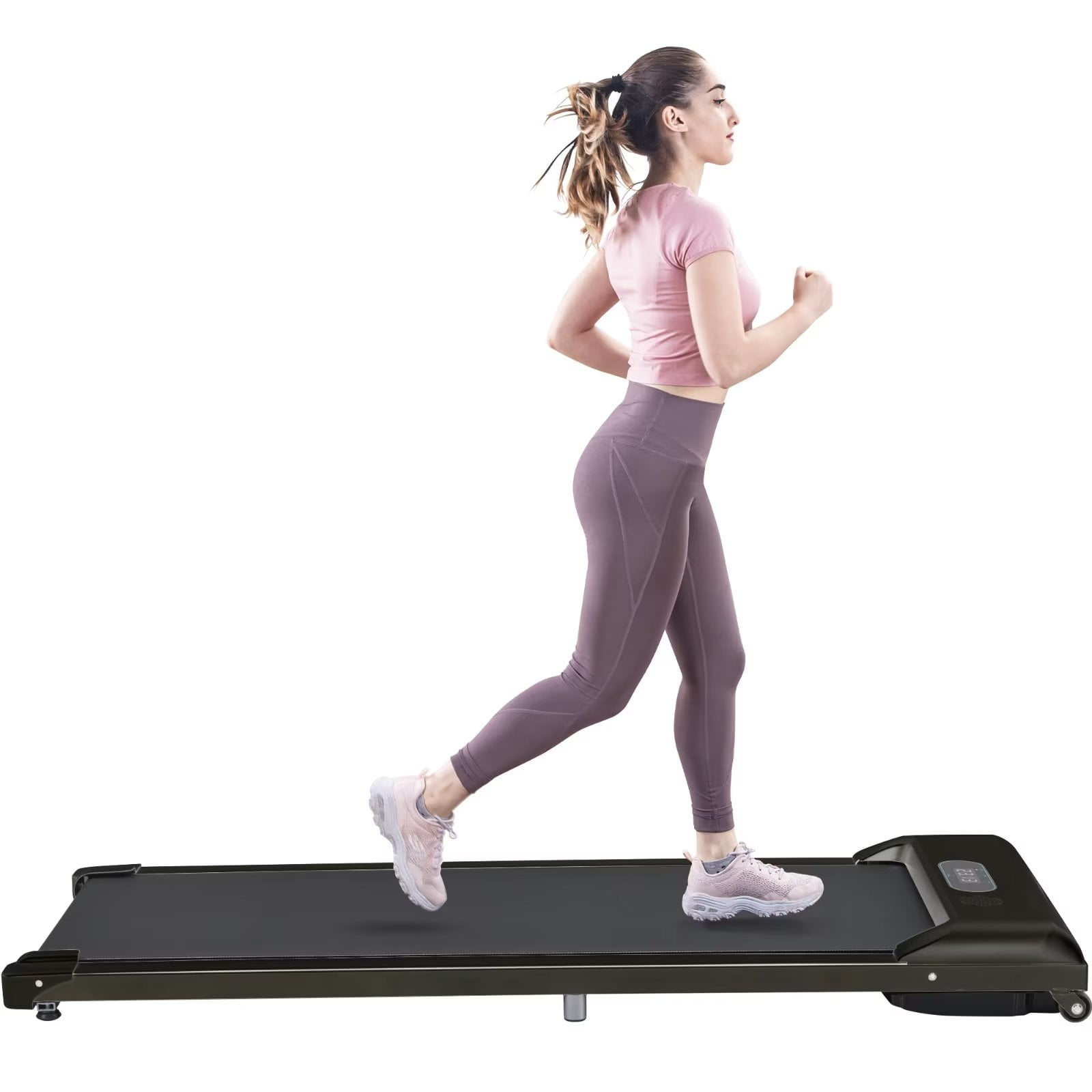 2-in-1 Under Desk Electric Treadmill 2.5HP, Walking Jogging Running ...