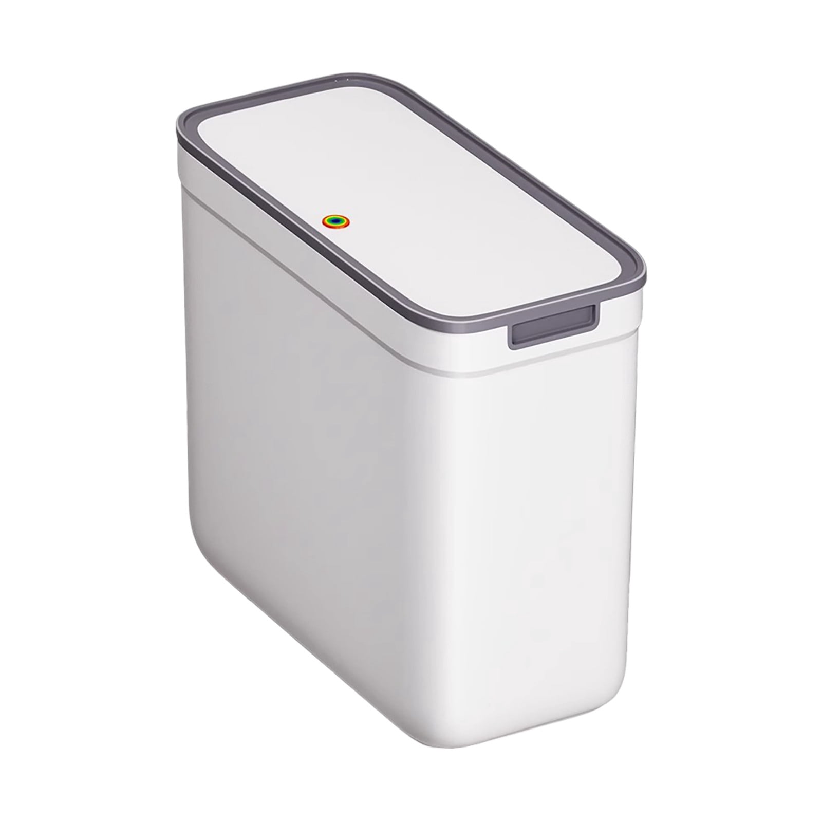 2-in-1 Wall Mount & Freestanding Can - 3.4 Gallon Slim Waste Bin with ...