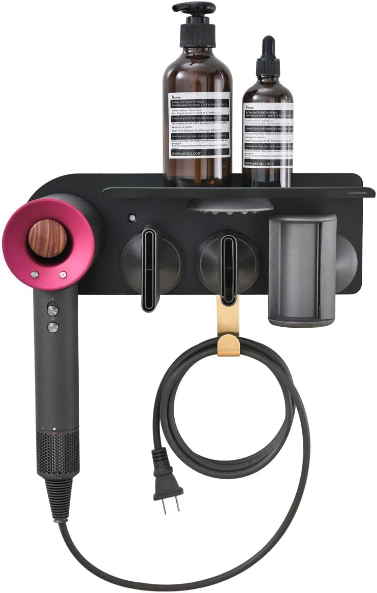 2 in 1 Wall Mount Organizer for Dyson Supersonic Hair Dryer with ...