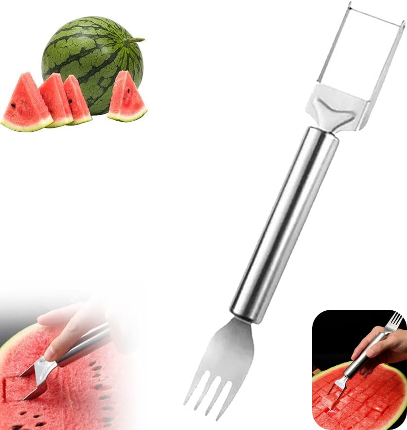2-in-1 Watermelon Fork Slicer, 2025 New Watermelon Slicer Cutter Summer ...