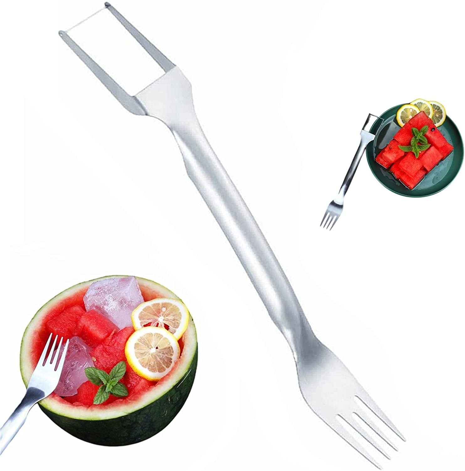 2-in-1 Watermelon Fork Slicer, New Watermelon Slicer Cutter Summer ...