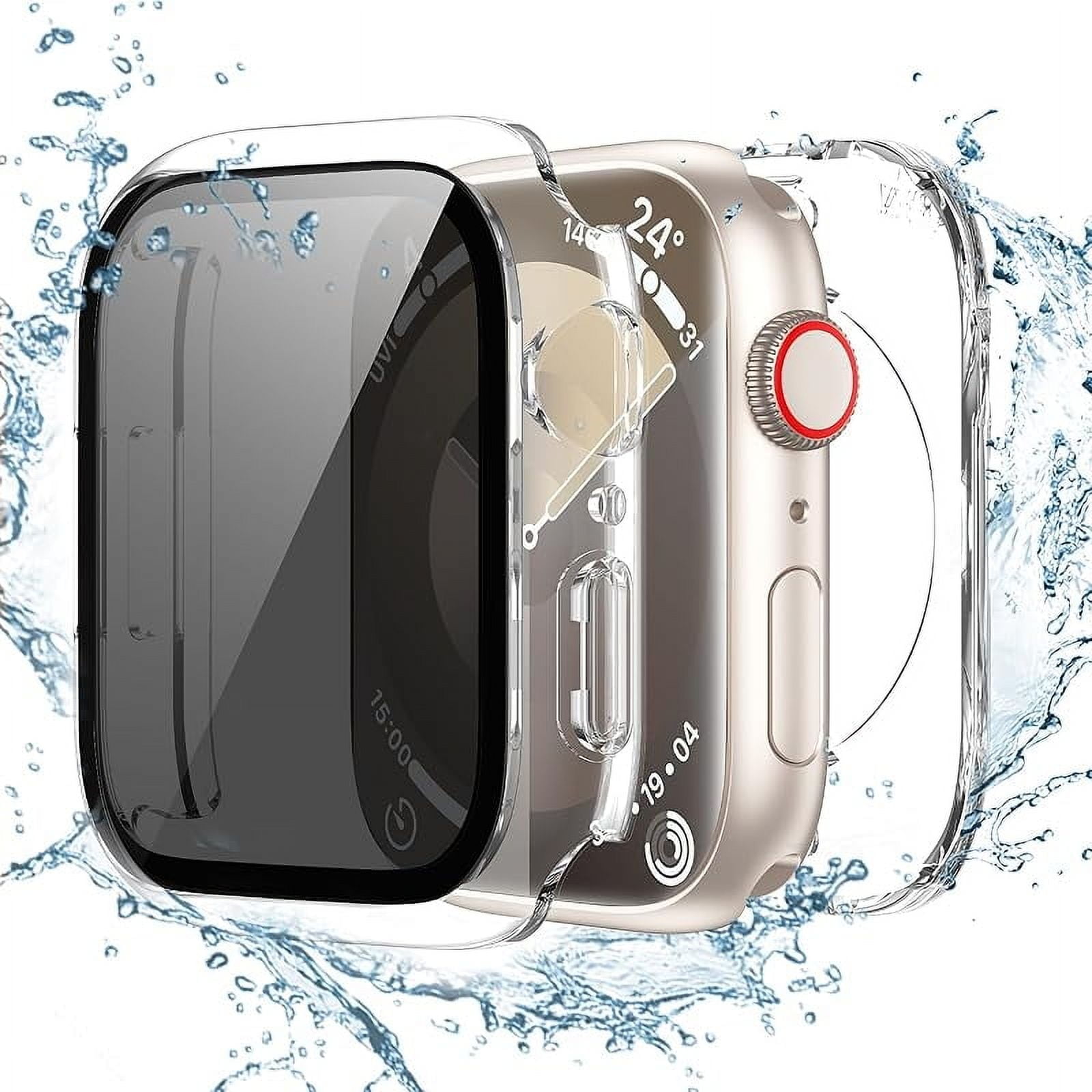 (2-in-1 for Waterproof Apple Watch Screen Protector Case SE 2nd ...