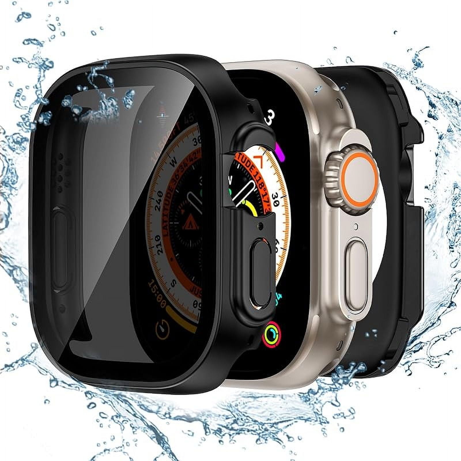 (2-in-1 for Waterproof Apple Watch Screen Protector Case SE 2nd ...
