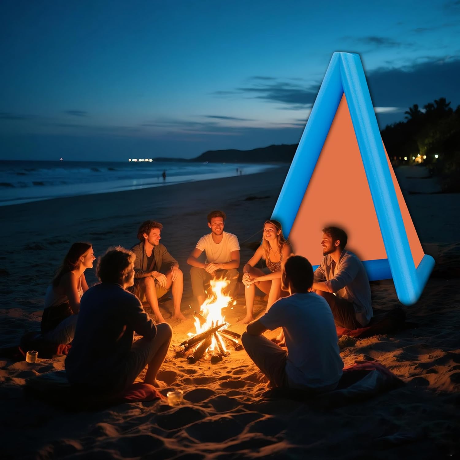 2-in-1 Waterproof Beach Blanket & Tent for Adults - Walmart.com