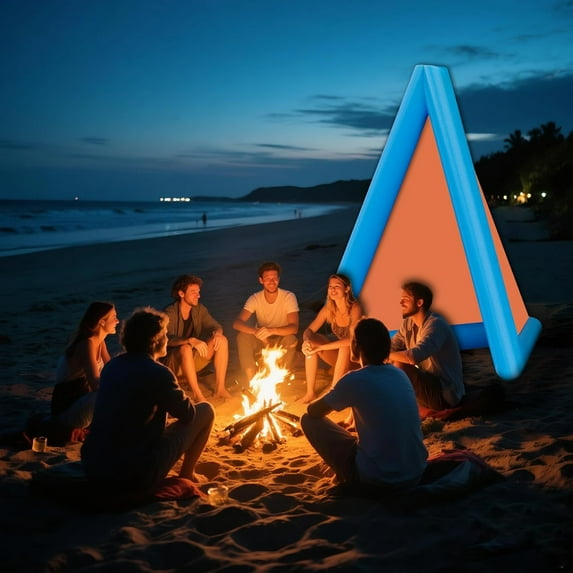 2-in-1 Waterproof Beach Blanket & Tent for Adults - 79"x83" Sandproof ...