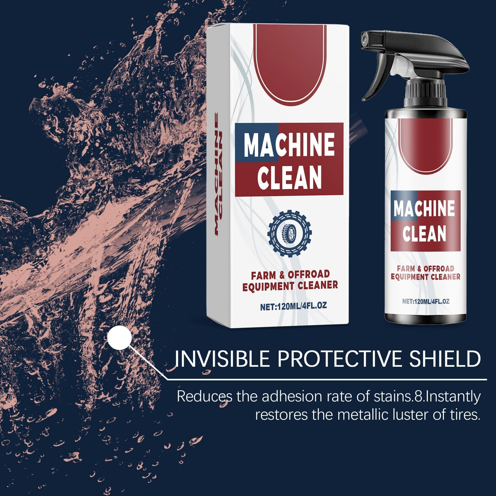 2-in-1 Wheel Cleaner & Protectant Spray (2-Pack, 120ml) – Multi ...