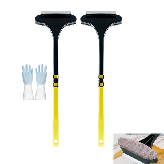 2-in-1 Window Screen Cleaning Brush Value Set, Dual-Sided Tool with ...