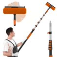 2-in-1 Window Squeegee Cleaning Kit with 5-24ft Extension Pole for ...