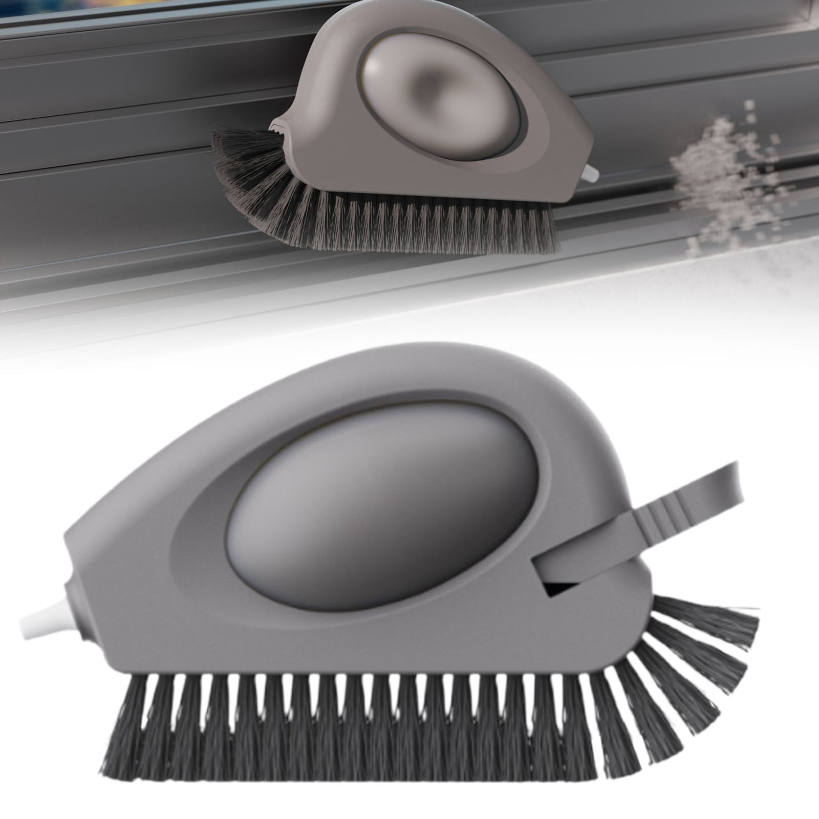 2-in-1 Window Track Cleaning Brush – Multifunction Scraper & Brush for ...