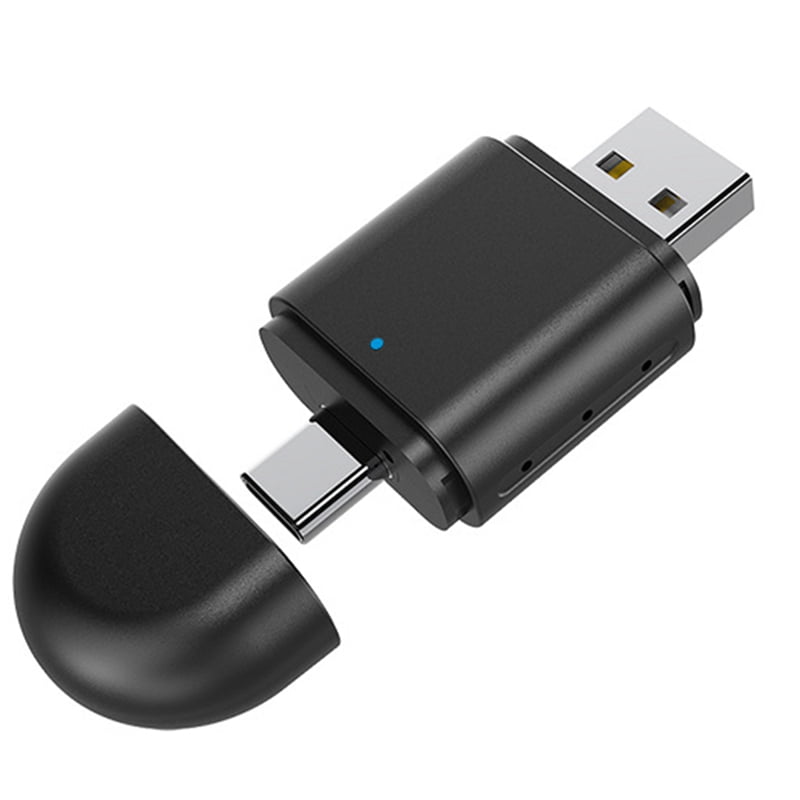 2-in-1 Wireless Carplay Android Auto Adapter Smart AI Box Dongle ...