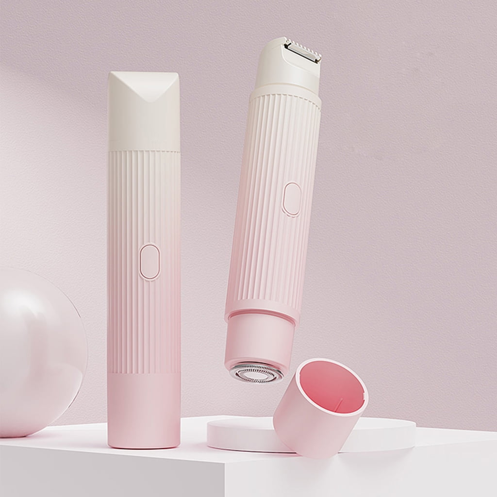 2 in 1 Women Body Shaver Bikini Trimmer Rechargeable Cordless Electric ...