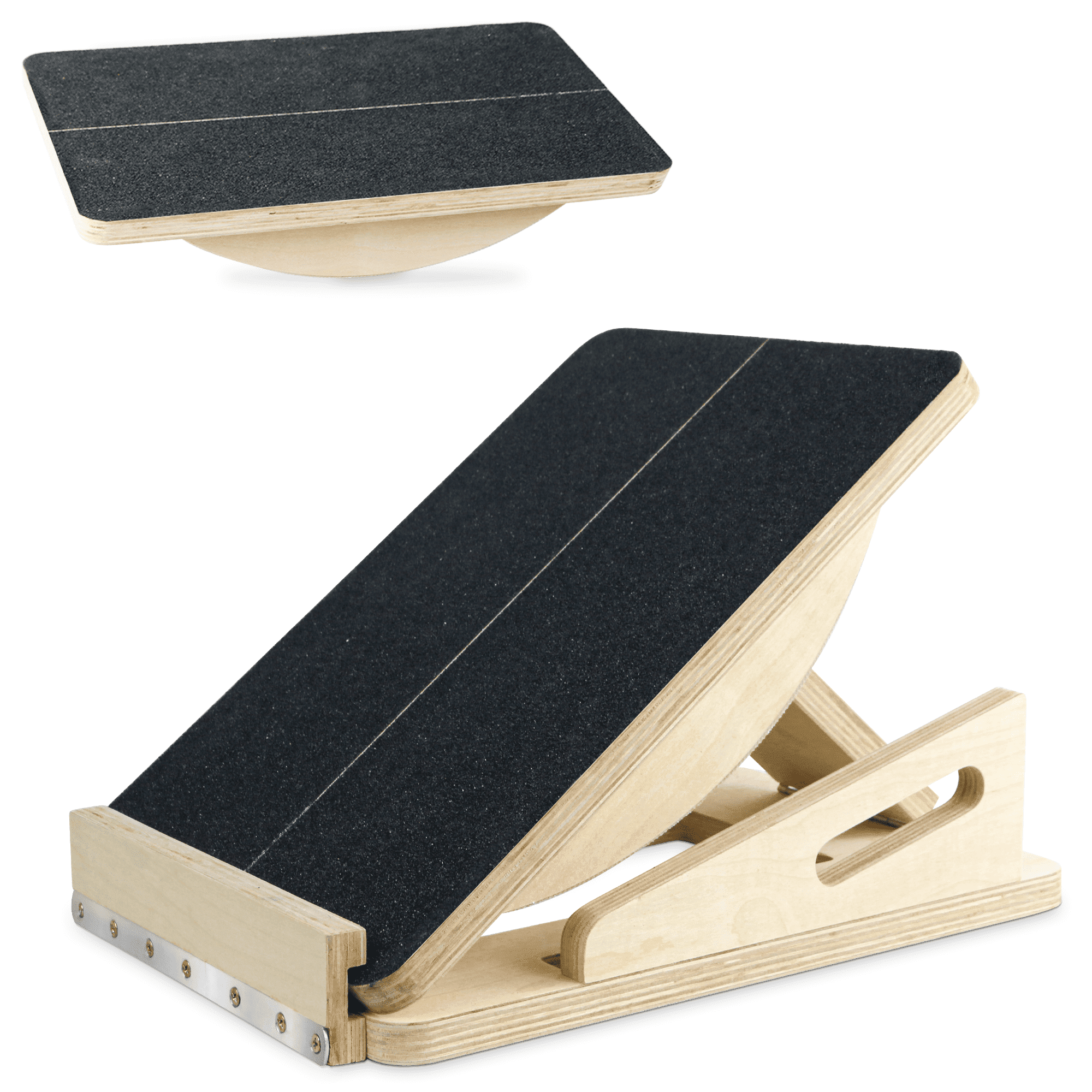 2-in-1 Wooden Slant Board for Calf Stretching | Professional Adjustable ...