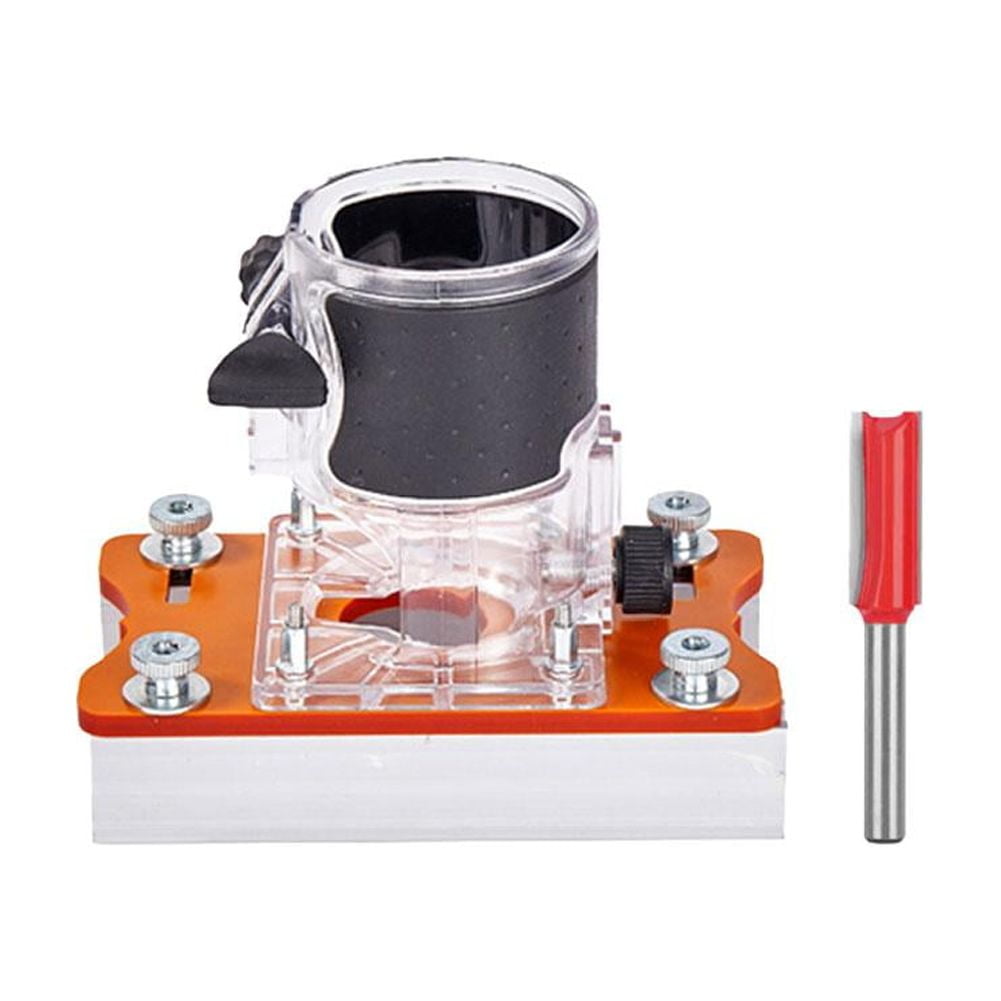 2-in-1 Woodworking Trimmer Slotting Auxiliary Positioning Bracket ...