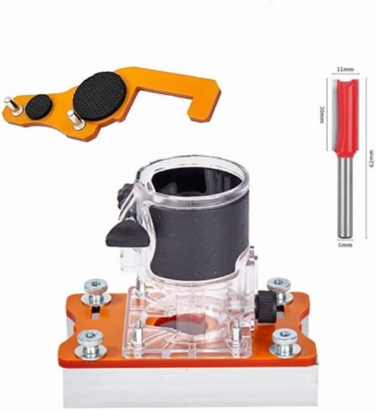 2-in-1 Woodworking Trimmer Slotting Auxiliary Positioning Bracket, Wood ...