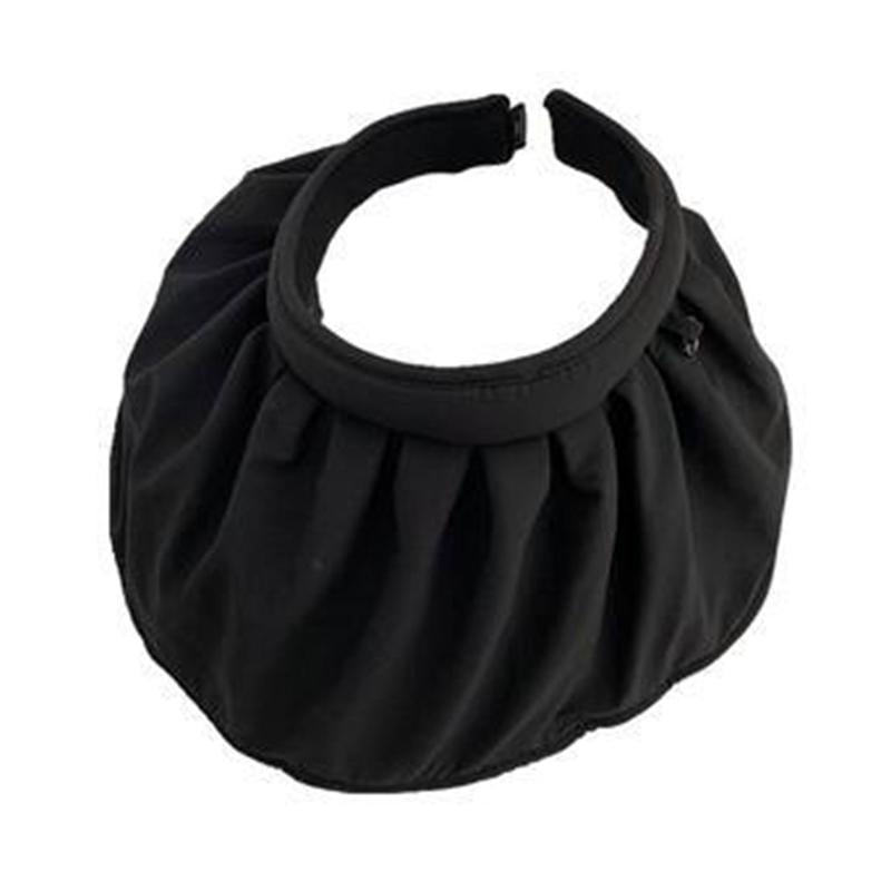 2 in 1 for Sun Visor Hat Headband Wide Brim Summer Empty Top Hat Hollow ...