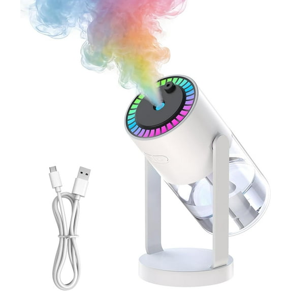 2-in-1 humidifier and star projector night light, two spray modes, 360 ...