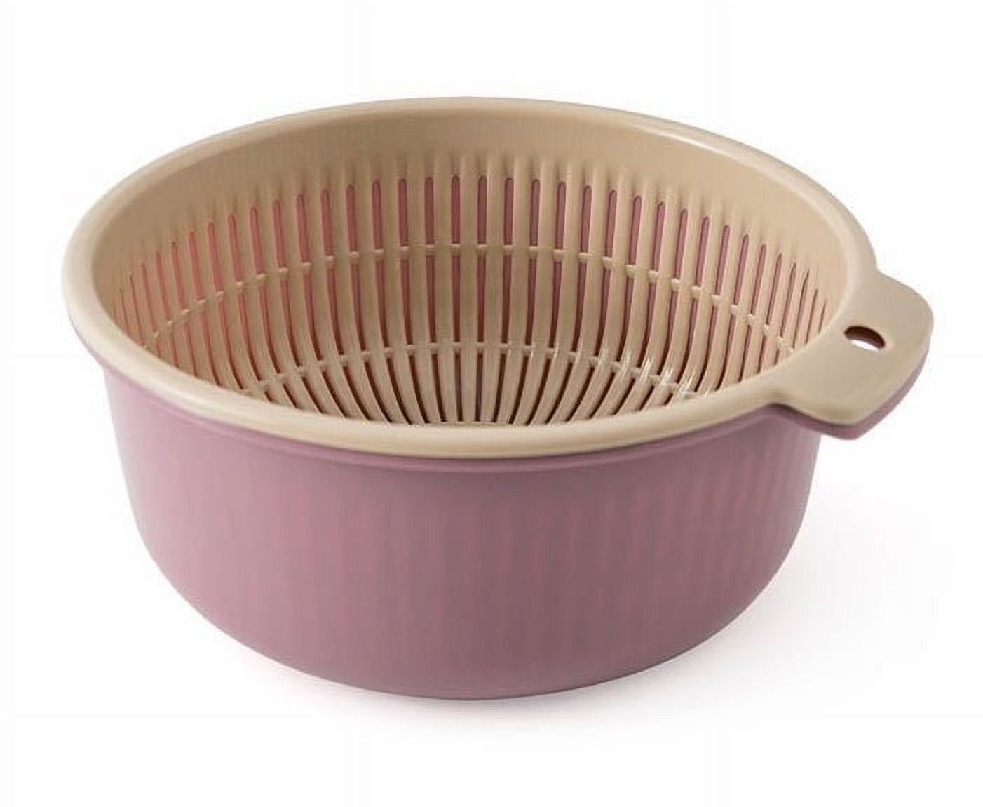 2-in-1 kitchen Strainer Bowl Sets, Large Plastic Washing Bowl and ...