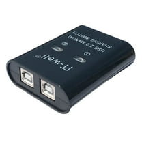 Plugable USB 2.0 Switch for One-Button USB Device Port Sharing Between Two Computers (A/B Switch ...
