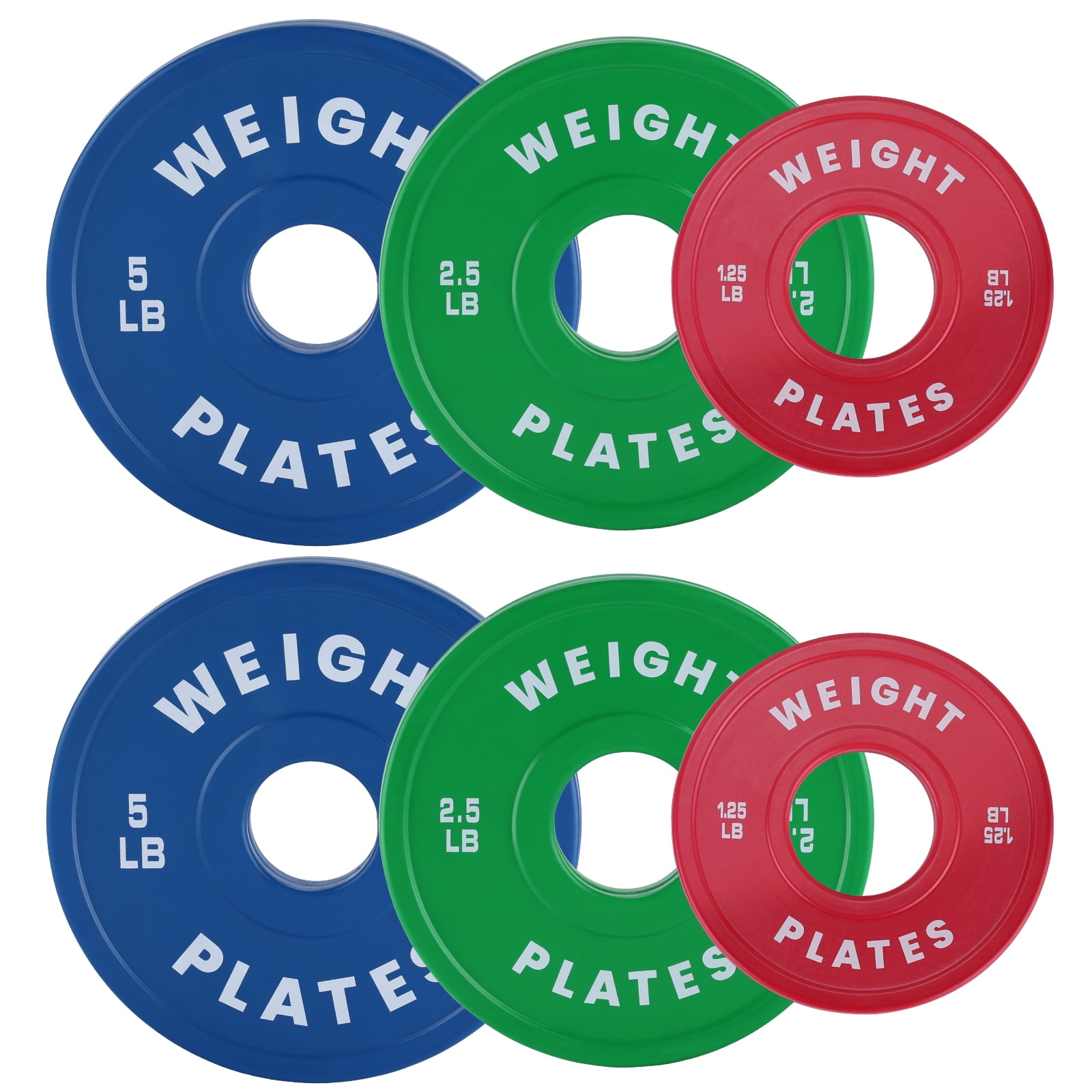 2 in Change Plates 17.5 LB 37.5 LB Set (1.25LB 2.5LB 5LB 10LB ...