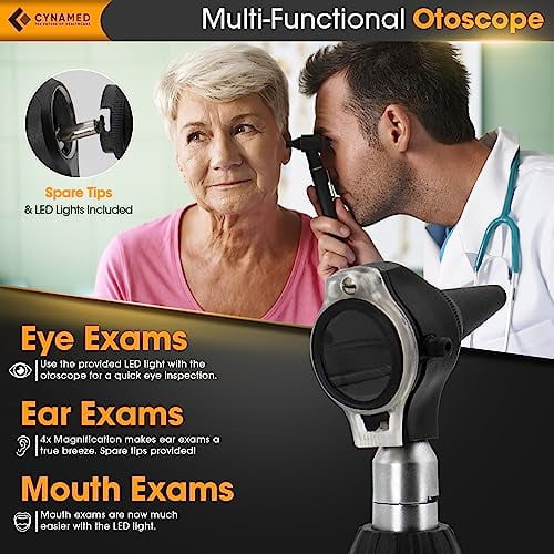 2-in- Ear Set - Multi-Function Otoscope for Ear, Nose & Eye Examination ...