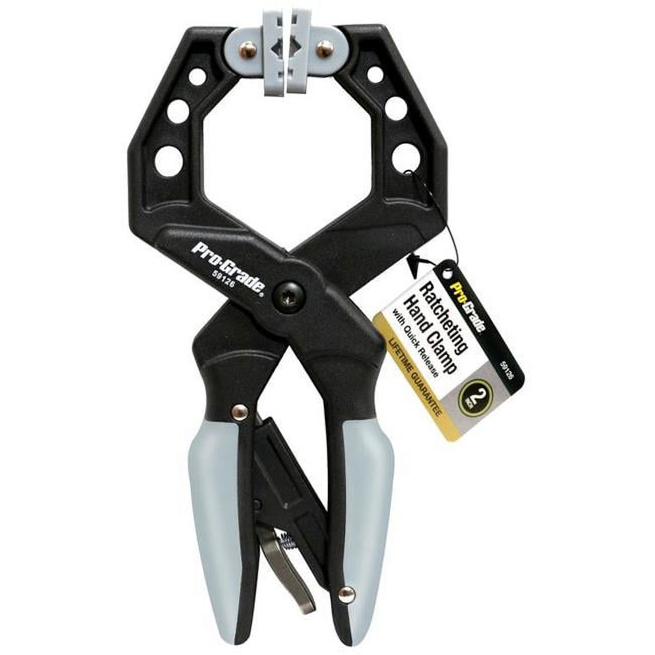 2 in. Locking Handle Ratchet Swivel Pads Spring Clamp - Walmart.com
