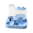 2‑in‑One Automatic Pet Feeder Water Dispenser, Gravity‑Fed Dog Cat Food ...