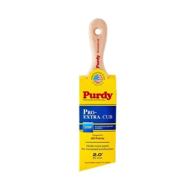 2 in. Pro-extra Cub Stiff Angle Trim Paint Brush - Walmart.com