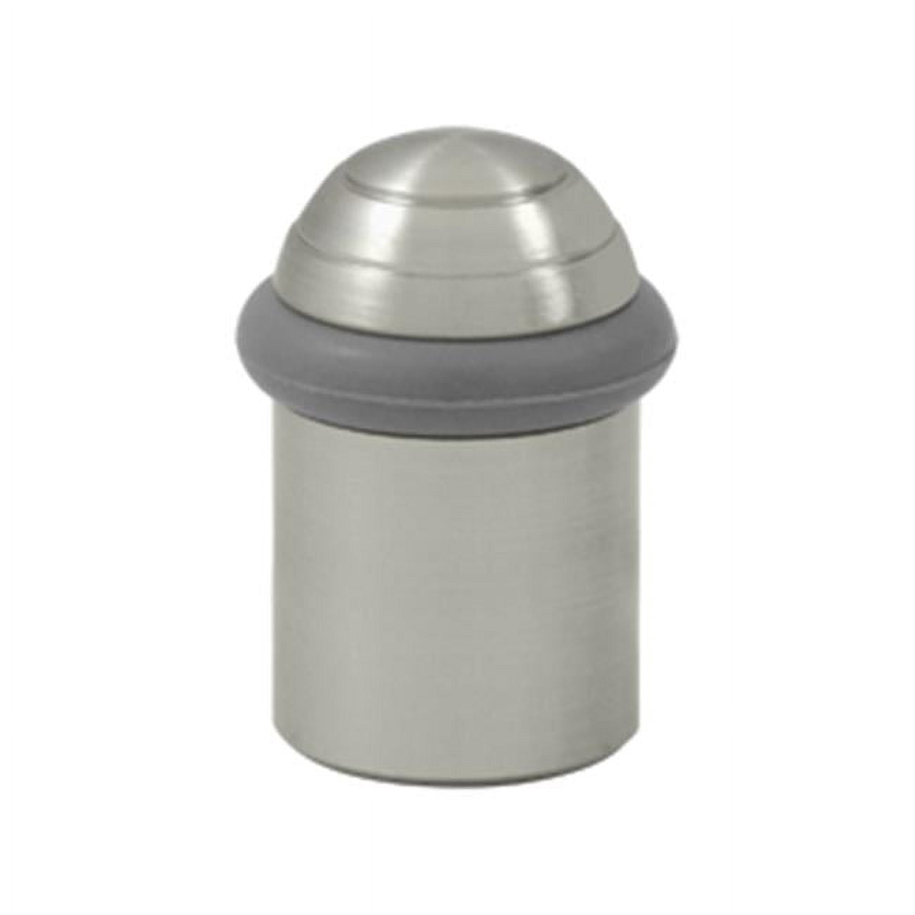 2 in. Round Universal Floor Bumper Dome Cap- Satin Nickel - Solid ...