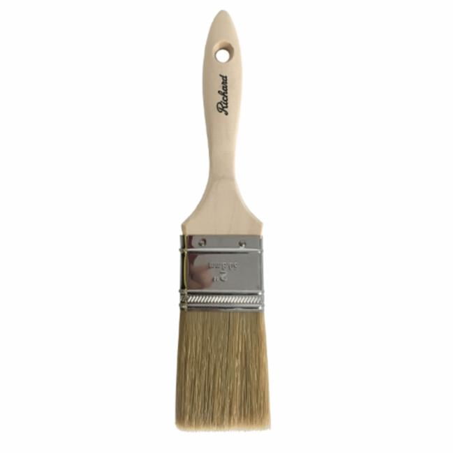 2 in. Straight White Bristle Paint Brush - Walmart.com