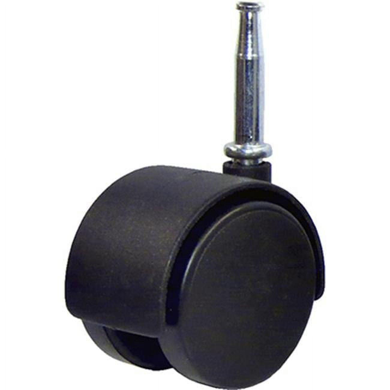 2 in. TruGuard Dual Wheel Caster with Wood Stem, Black - Pack of 2 ...