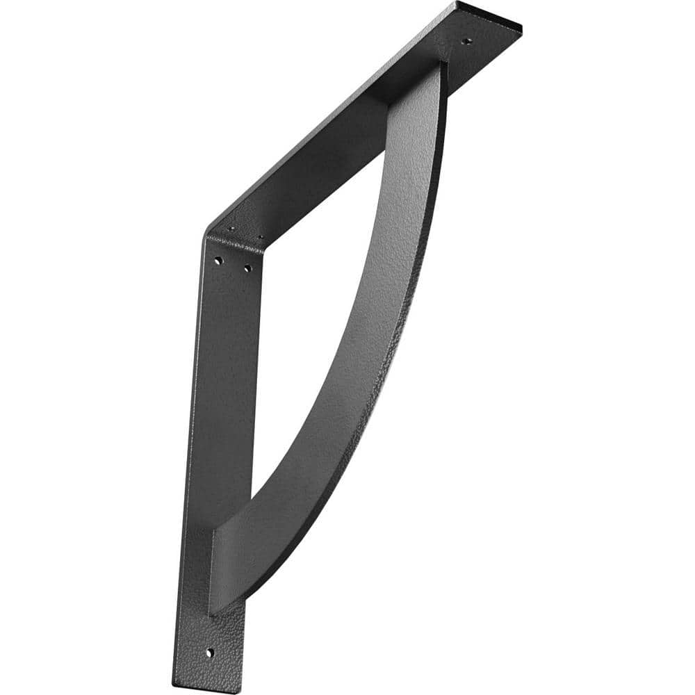 2 in. x 14 in. x 14 in. Steel Hammered Silver Bulwark Bracket - Walmart.com