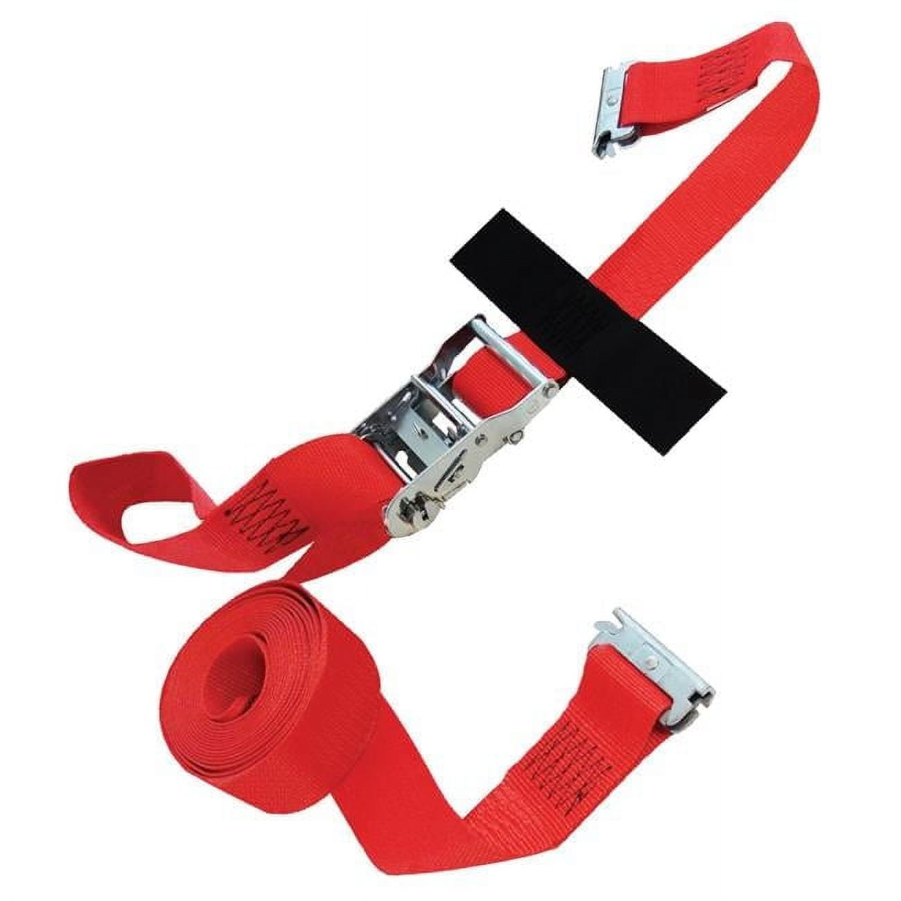 2 in. x 20 ft. E-Strap Ratchet with Hook & Loop Storage Fastener ...
