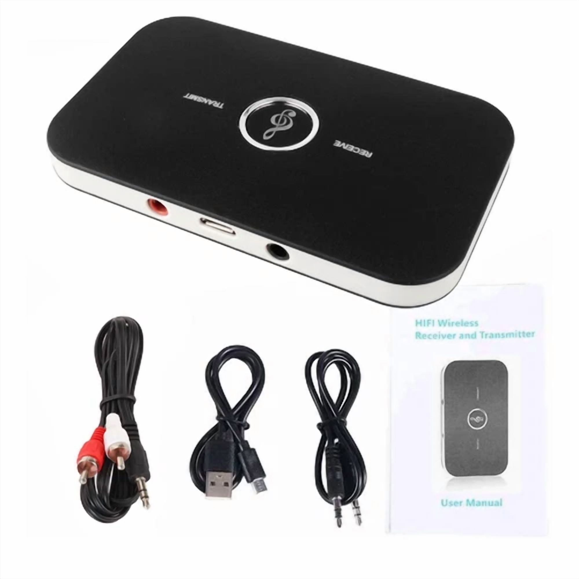 2 in1 Bluetooth receiver and transmitter RCA to 3.5mm adapter for old ...