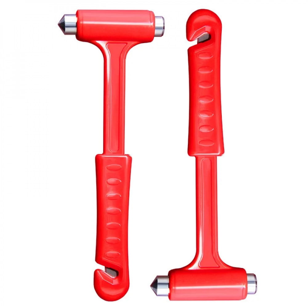 2 in1 Car Safety Hammer Window Breaker Seat Belt Cutter Multifunction Emergency Escape Tool ...