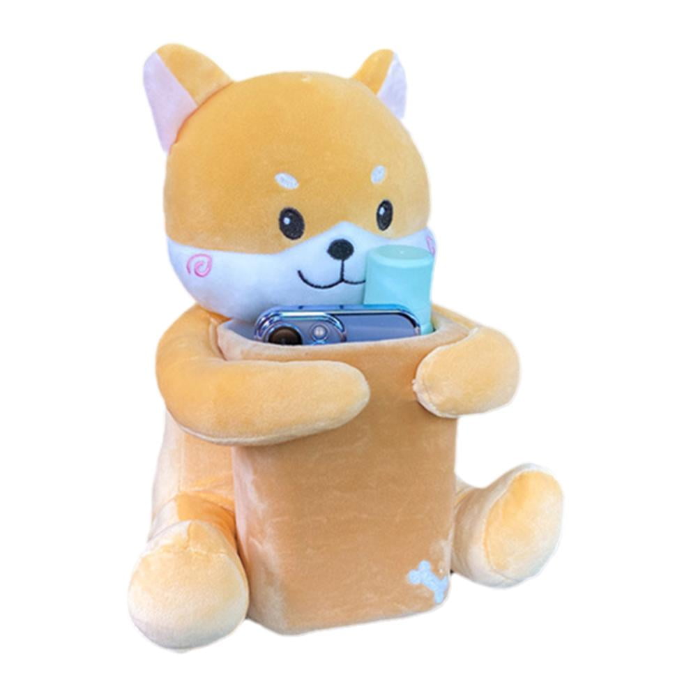 2 in1 Cute Cartoon Car Tissue Box Creative Short Plush Tissue Box ...