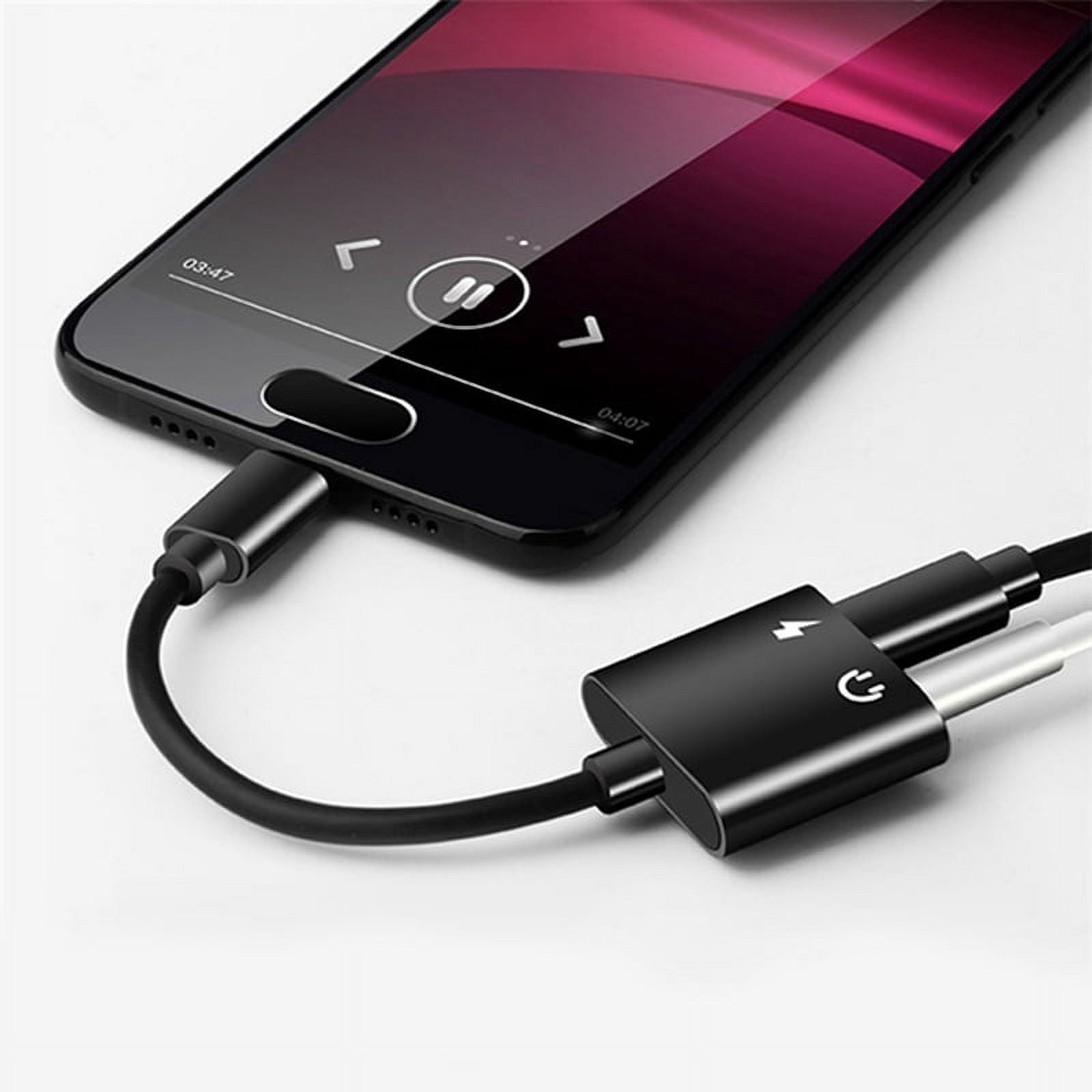 2 in1 Type-C to 3.5mm Headphone Jack Adaptor/Connector Charger ...