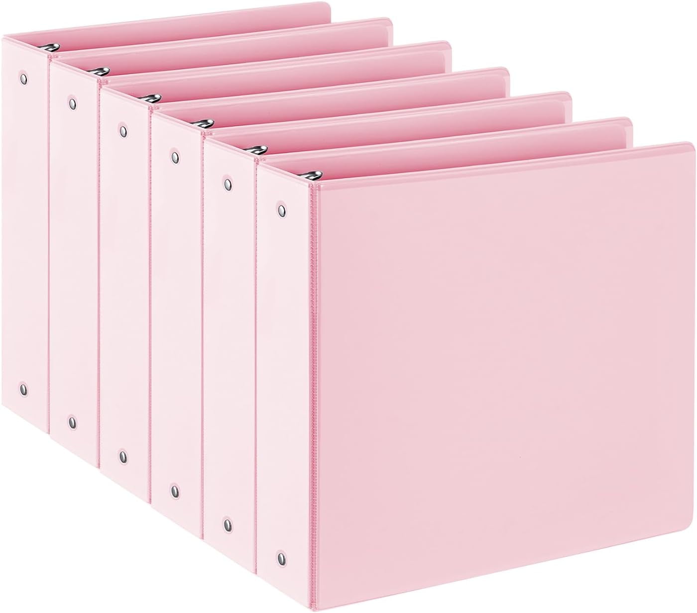 2-inch 3 Ring Binder with 2 Interior Pockets, Heavy Duty 2'' Binders ...