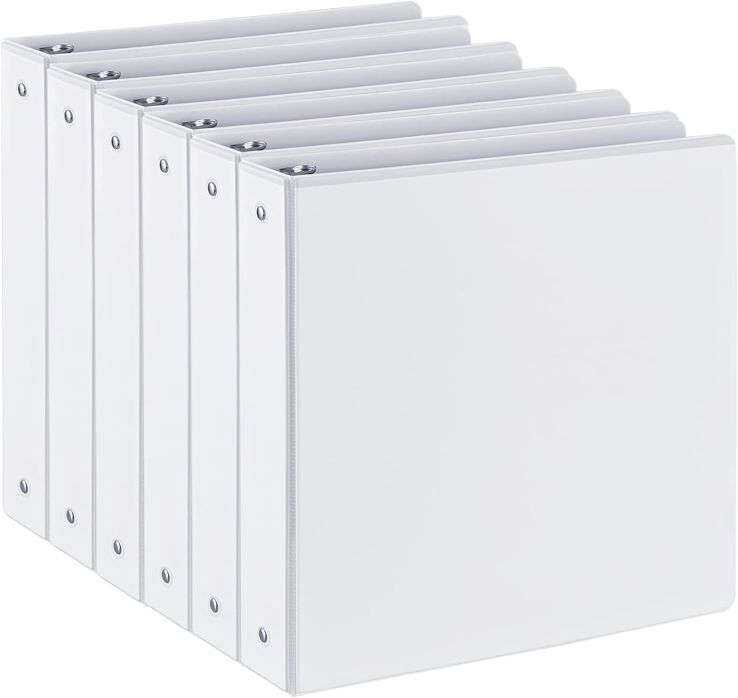 2-inch 3 Ring Binder with 2 Interior Pockets, Heavy Duty 2'' Binders ...